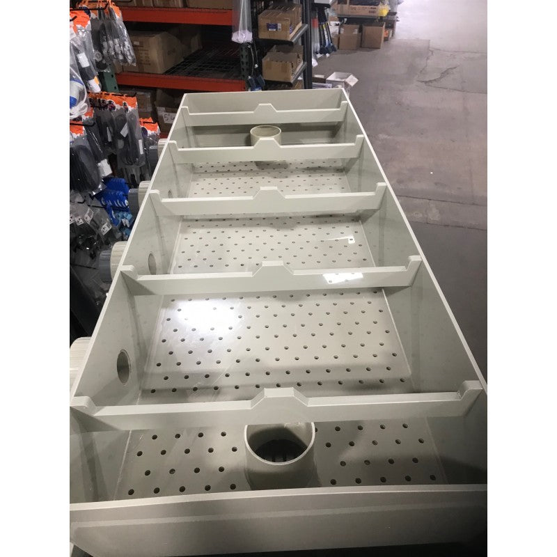 60" Koi Pond 5 Tier Bakki Shower Filter & Ceramic Bacteria House Media ...