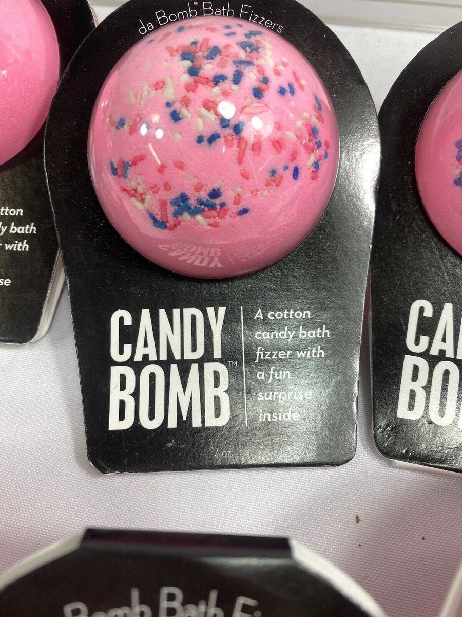 (6) Da Bomb Fun Size Bath Bomb Cotton Candy & Love Gardenia Fizzier Su ...
