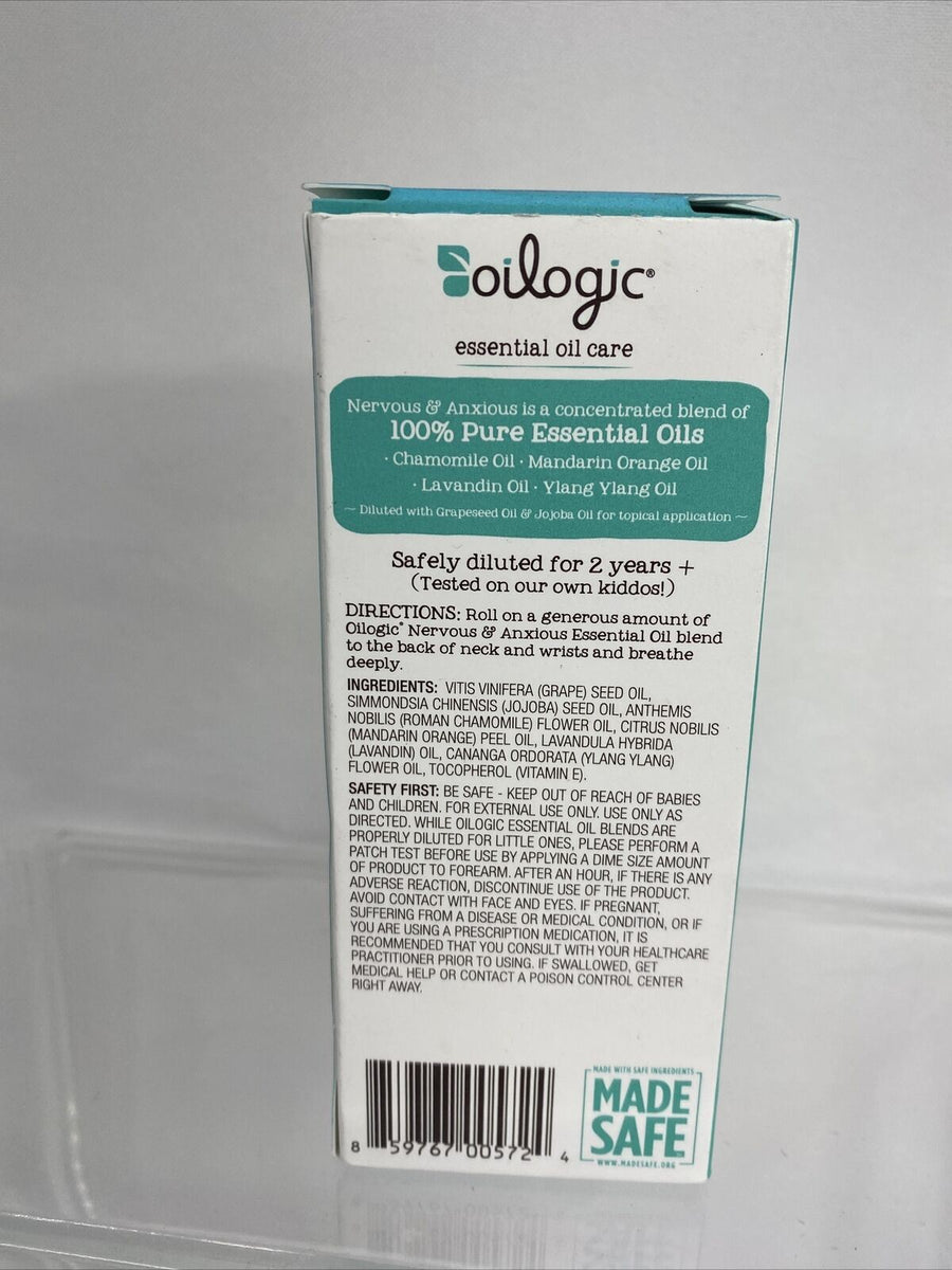 Oilogic Kids Nervous And Anxious Essential Oil Roll-On - 0.30oz – Face ...