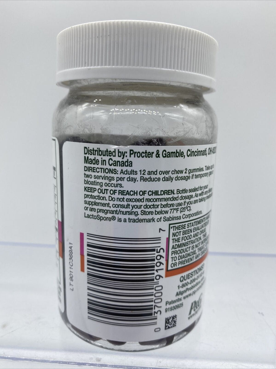 Align Women's Prebiotics + Probiotics Supplement - 50 Gummies – Face Plant