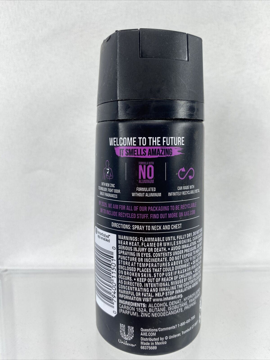 AXE Excite Black Pepper Coconut 48hr Definition Deodorant Body Spray ...