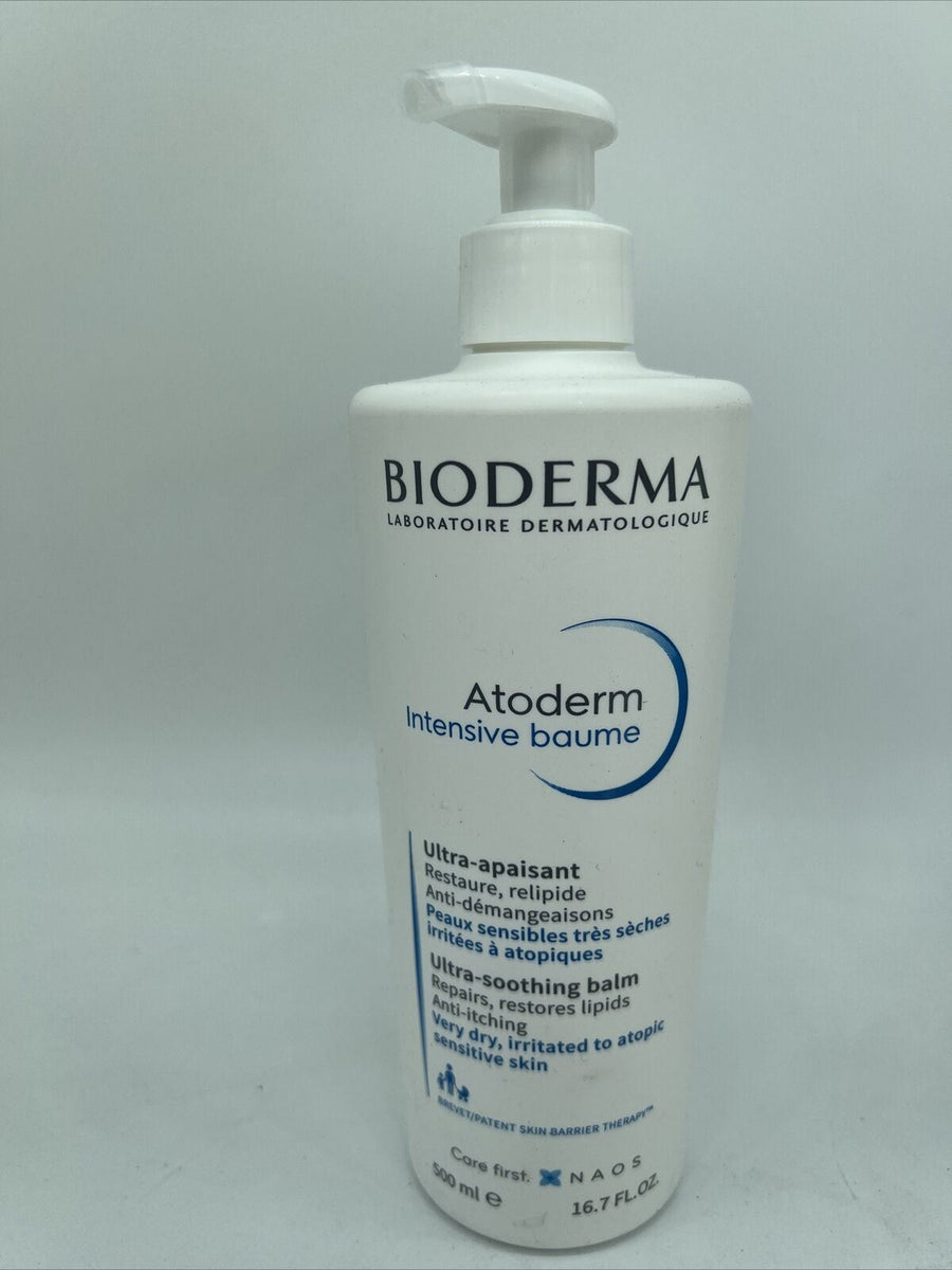 (2) Bioderma Atoderm Intensive Baume Ultra Soothing Balm 500ml 16.9oz ...