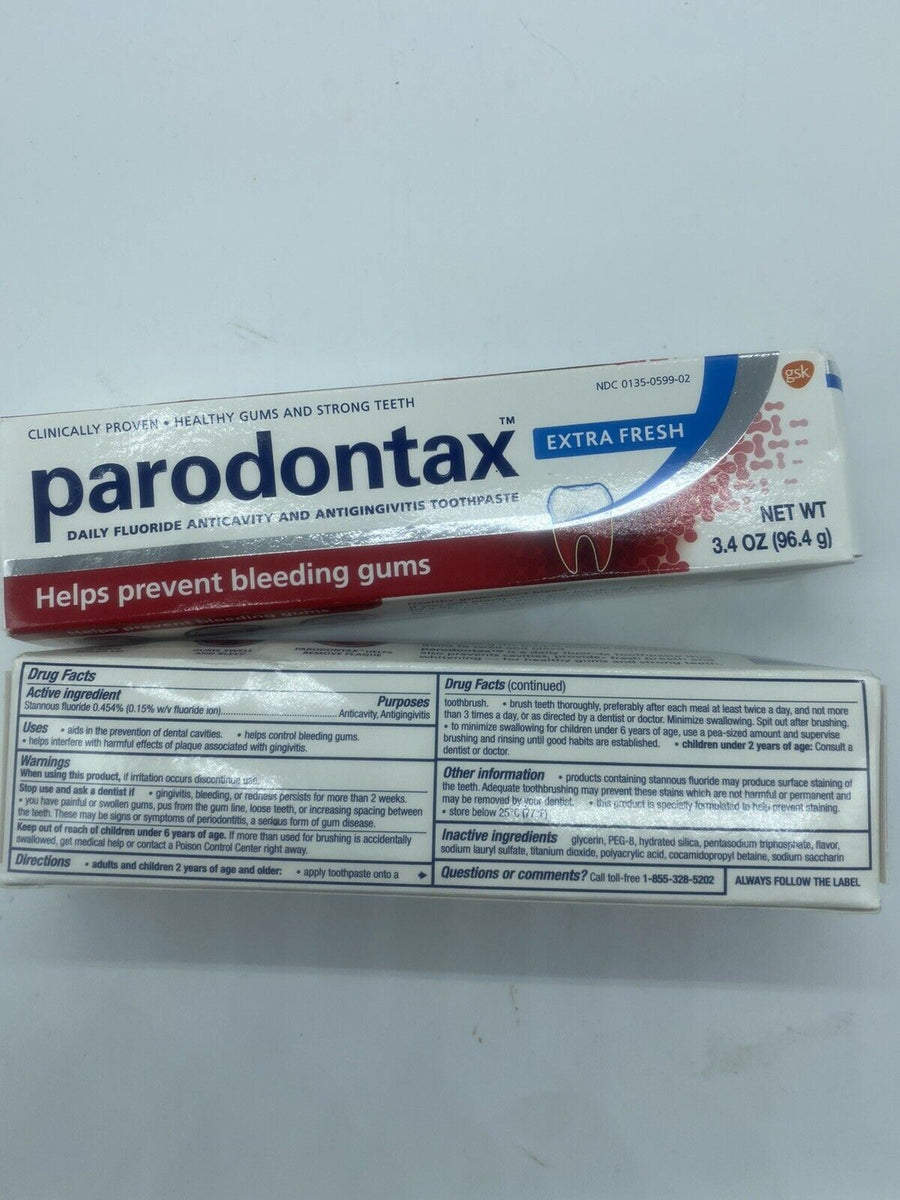(5) PARODONTAX Extra Fresh Toothpaste Anticavity Bleeding Gum Antiging ...