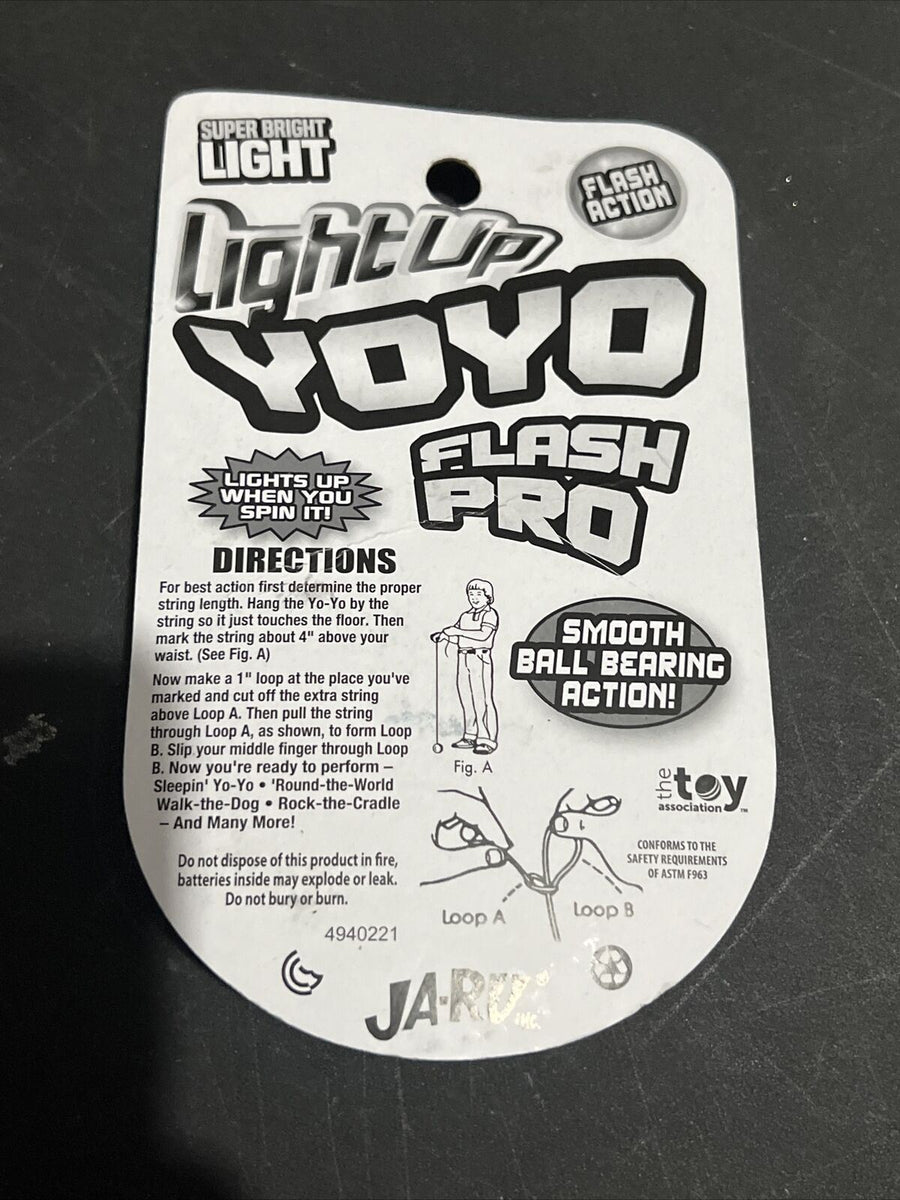 NEW Light-Up Blue YOYO Classic See Through Yo Yo w/Clutch Bearings ...