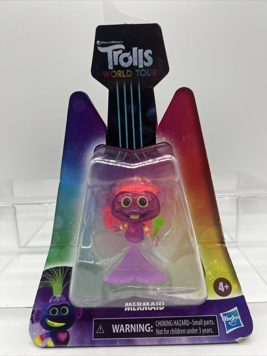 Dreamworks Trolls World Tour Mermaid Collectible Doll with Microphone ...