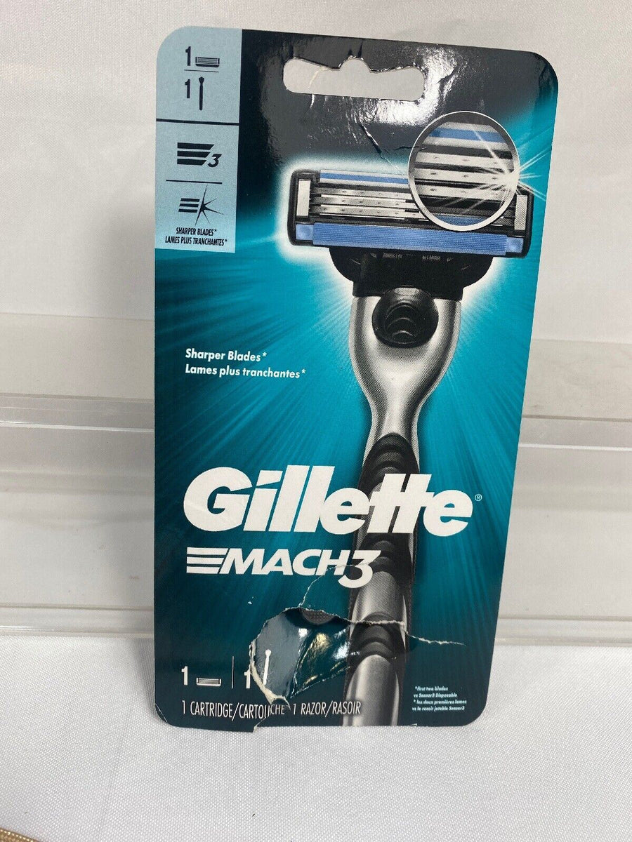 Gillette Mach 3 men’s razor & Cartridge 3 Blade Buy More & Save + Comb ...