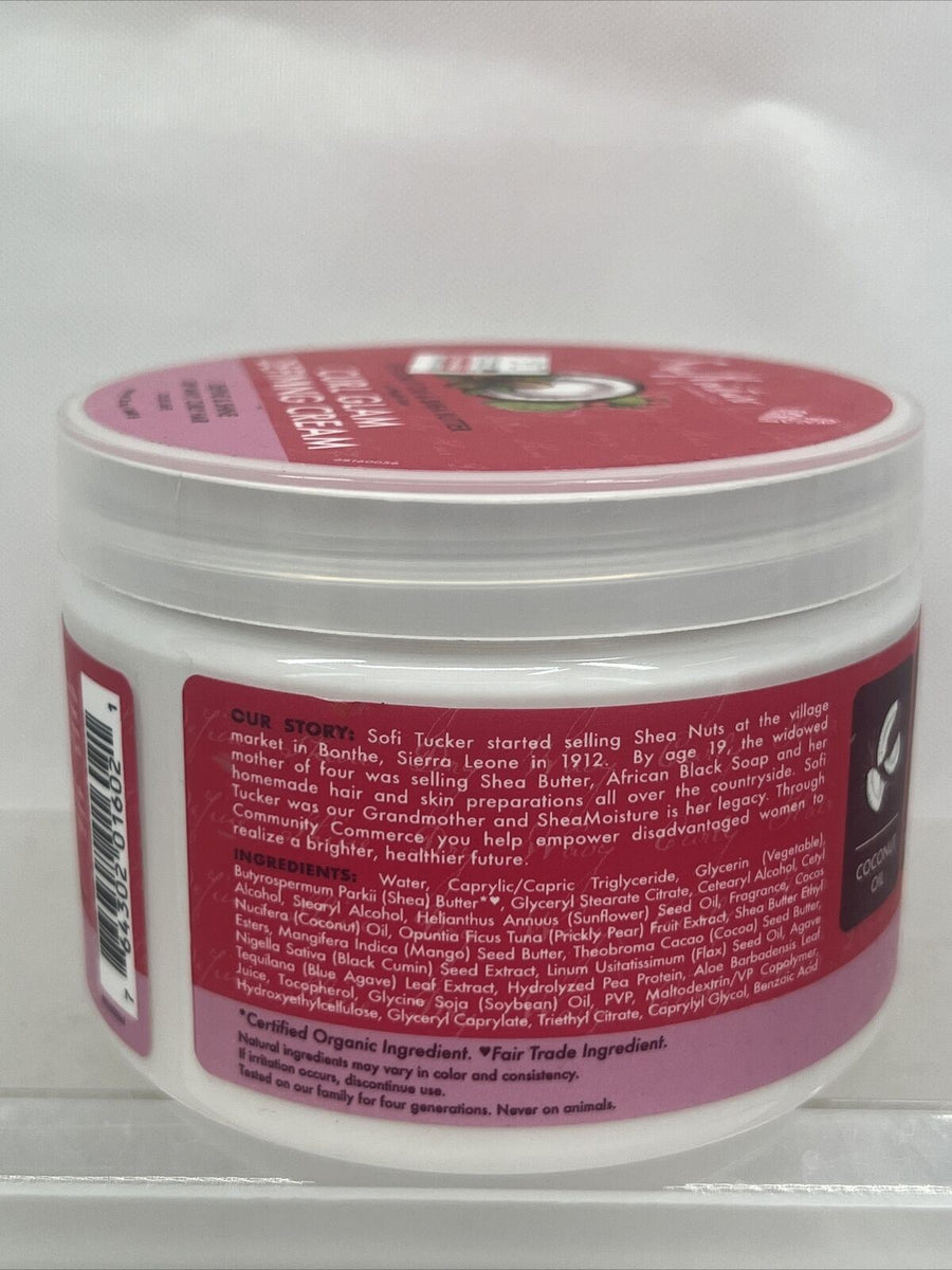 Shea Moisture Curl Glam Defining Creme Coconut Oil & Shea Butter 12 Oz ...