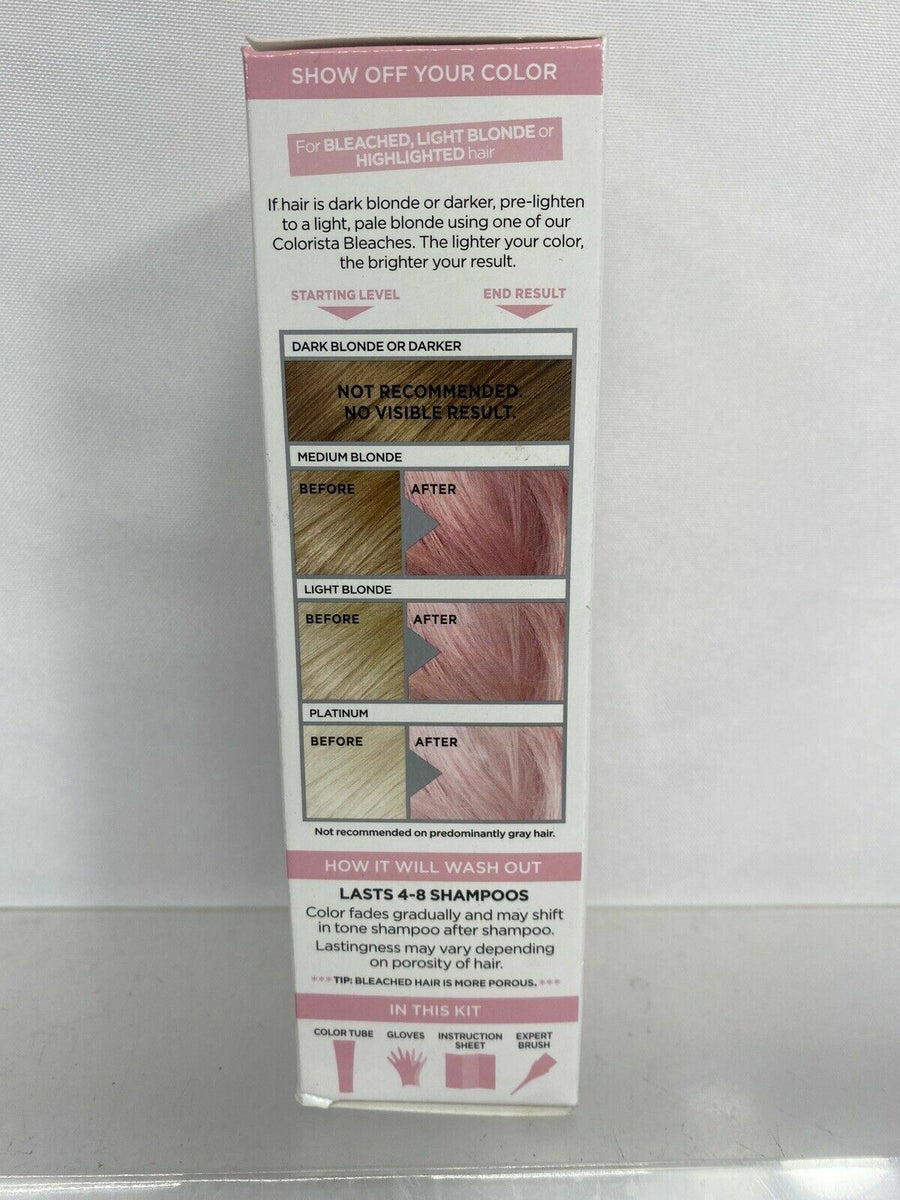 #SoftPink300 L'Oréal 300 Light Pink Colorista Hair Color Highlight COM ...