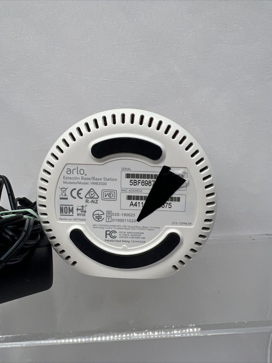 Arlo VMB3500 Base Station for Arlo Pro/Pro2 Cameras No Plan/ Subscript ...