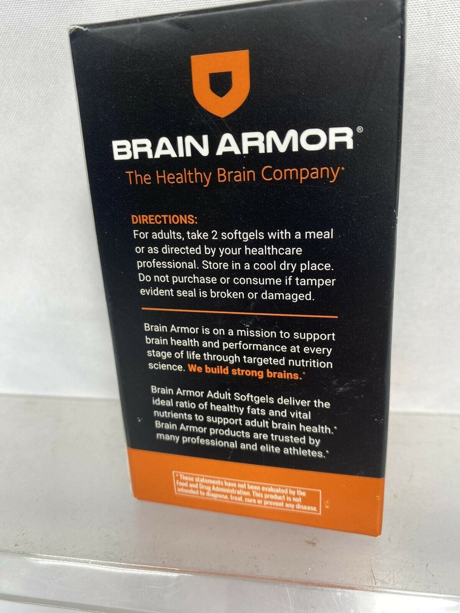 Brain Armor Omega-3 Plus Brain Health Supplement Adult 56 Softgels ...