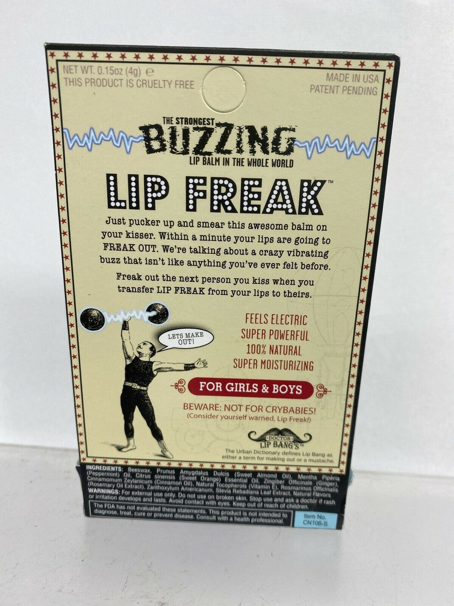 Doctor Lip Bang's Lip Freak Lip Balm | All Natural Buzzing Lip Balm ...