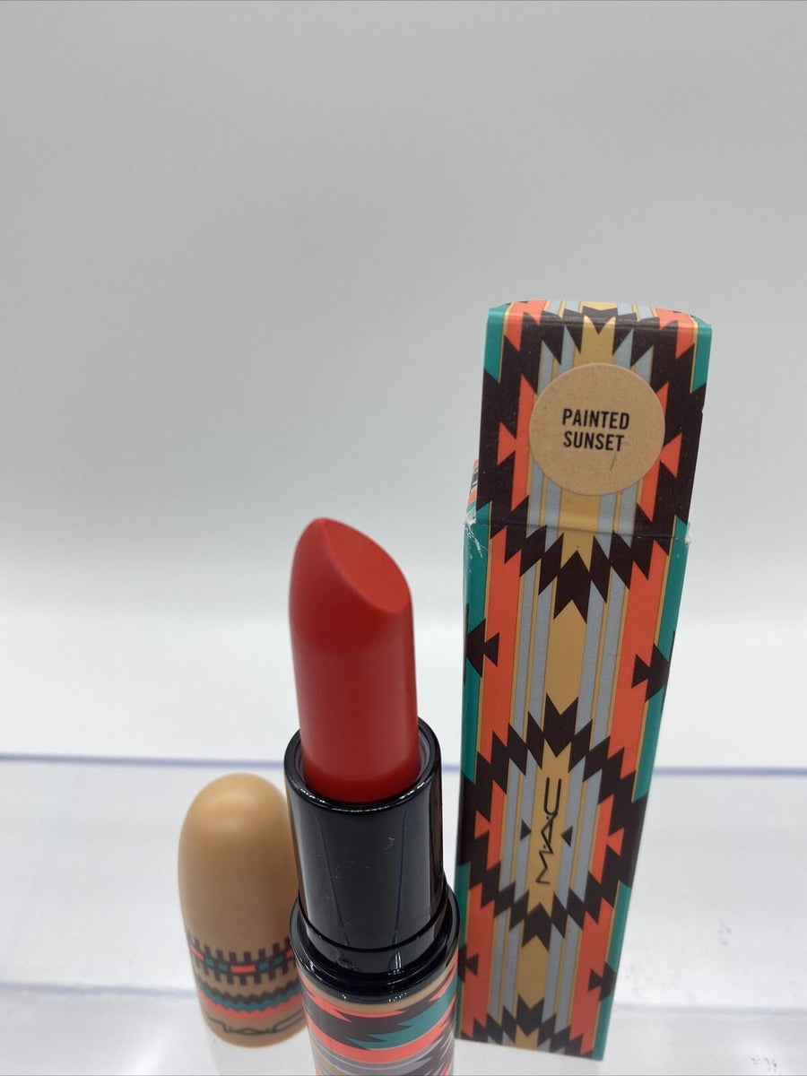 BNIB MAC Painted Sunset Amplified Lipstick Aztec Limited Edition w/rec ...