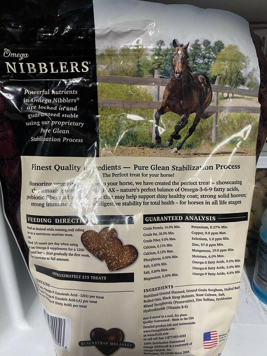 Omega Fields Nibblers Low Sugar & Starch Healthy Founder Insulin Horse ...