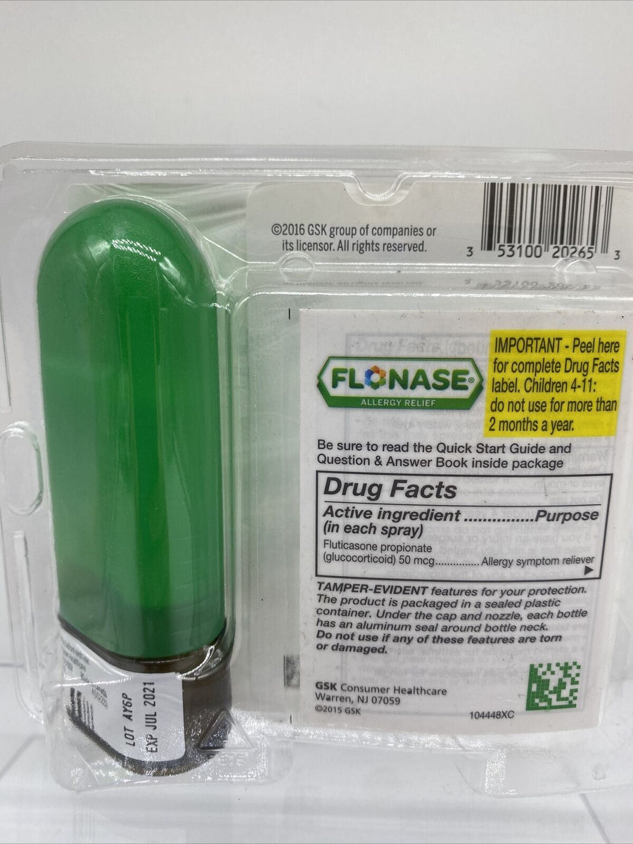 Flonase Allergy Relief Nasal 144 Metered Spray Non-Drowsy .62oz 8/21 ...