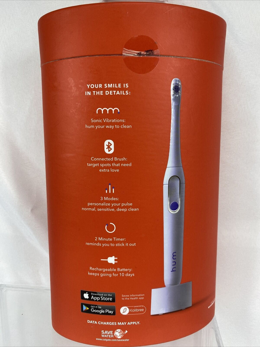 Colgate hum by Smart Electric Toothbrush Kit, Rechargeable Sonic Tooth ...