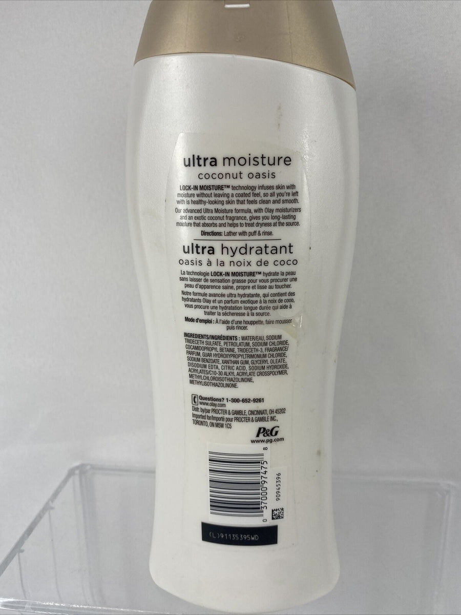 Olay Ultra Hydrant Moisture Coconut Oil B3 Complex Body Wash 22 Oz ...