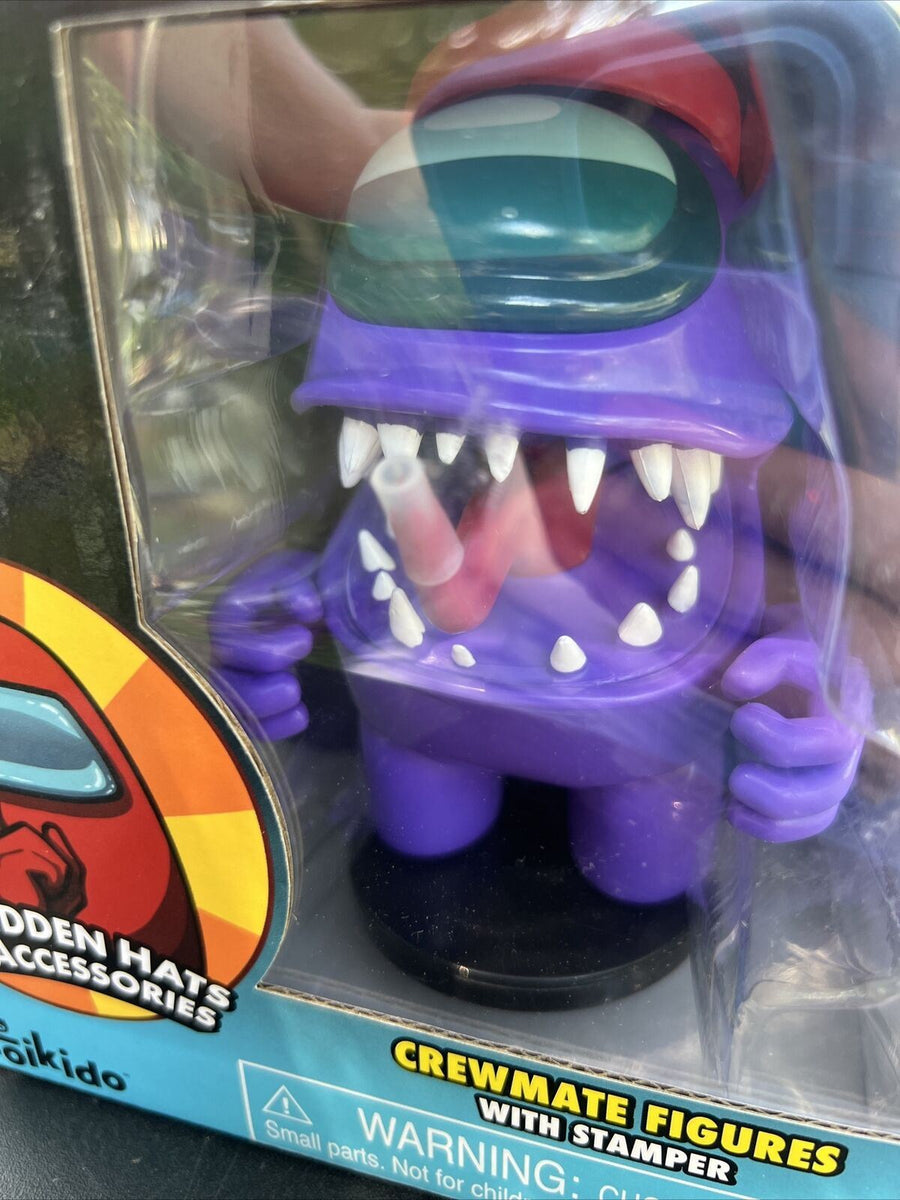 Among Us Purple Crewmate 4.5" figure Stamper Series 1 Toikido 2 Hidden ...