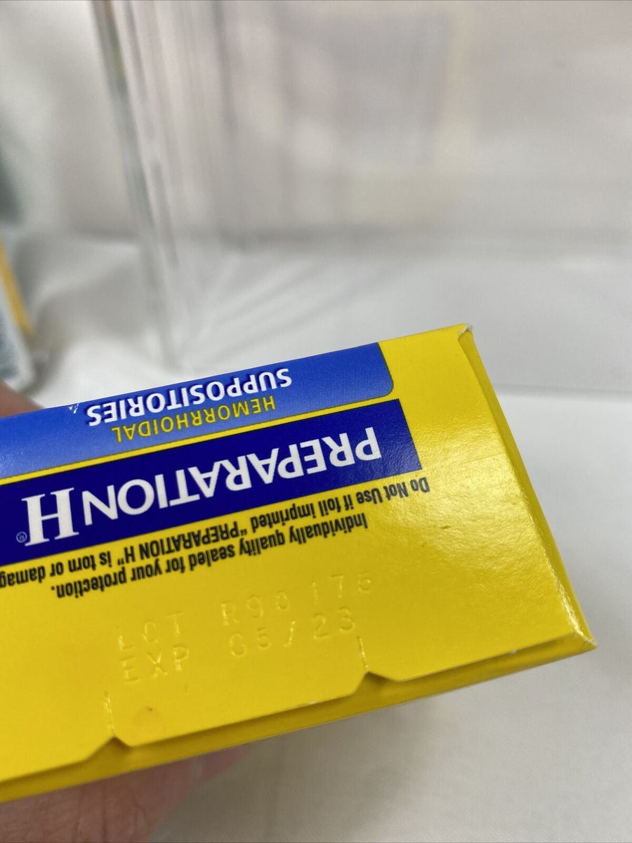 Preparation H, Hemorrhoidal Suppositories, 12 Count 5/23 COMBINE SHIPP ...