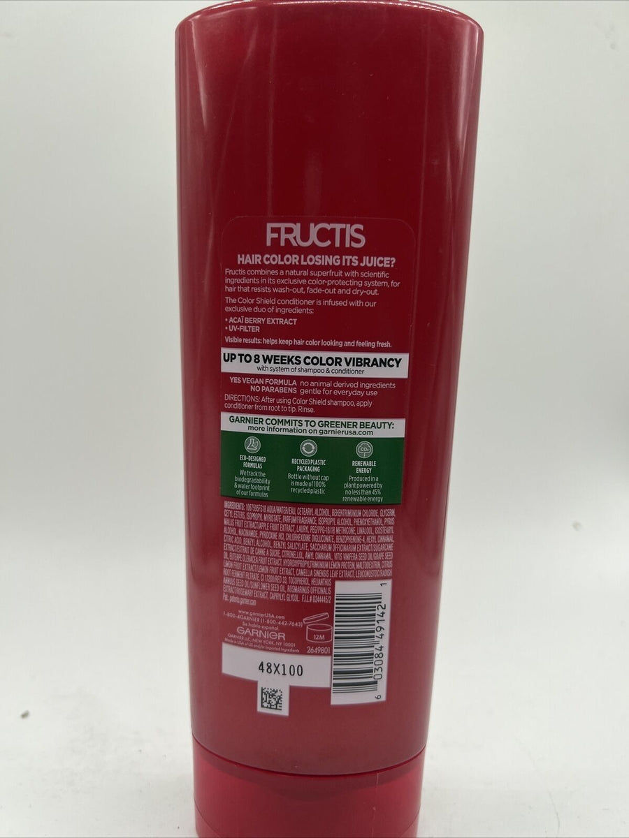 Garnier Fructis Color Shield Conditioner, Color-Treated Hair, 12 fl. o ...