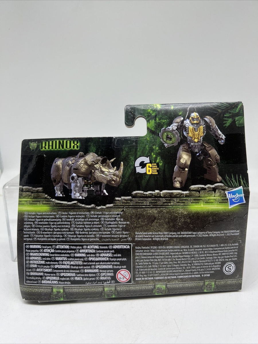 Transformers Rise of the Beasts ROTB Battle Changer Rhinox new figure ...