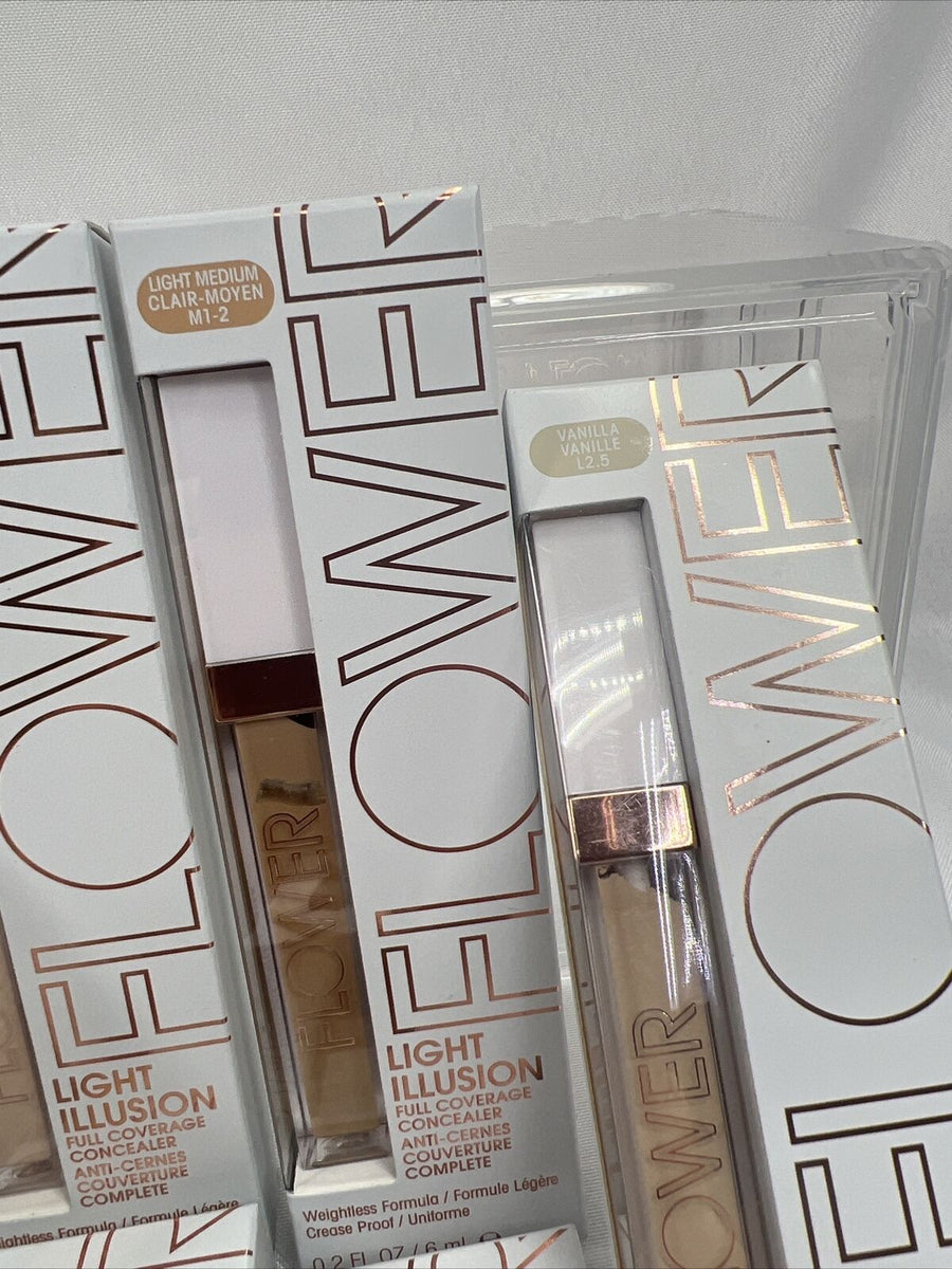 (6) Flower Light Illusion Full Coverage Concealer Contour Highlight MU ...